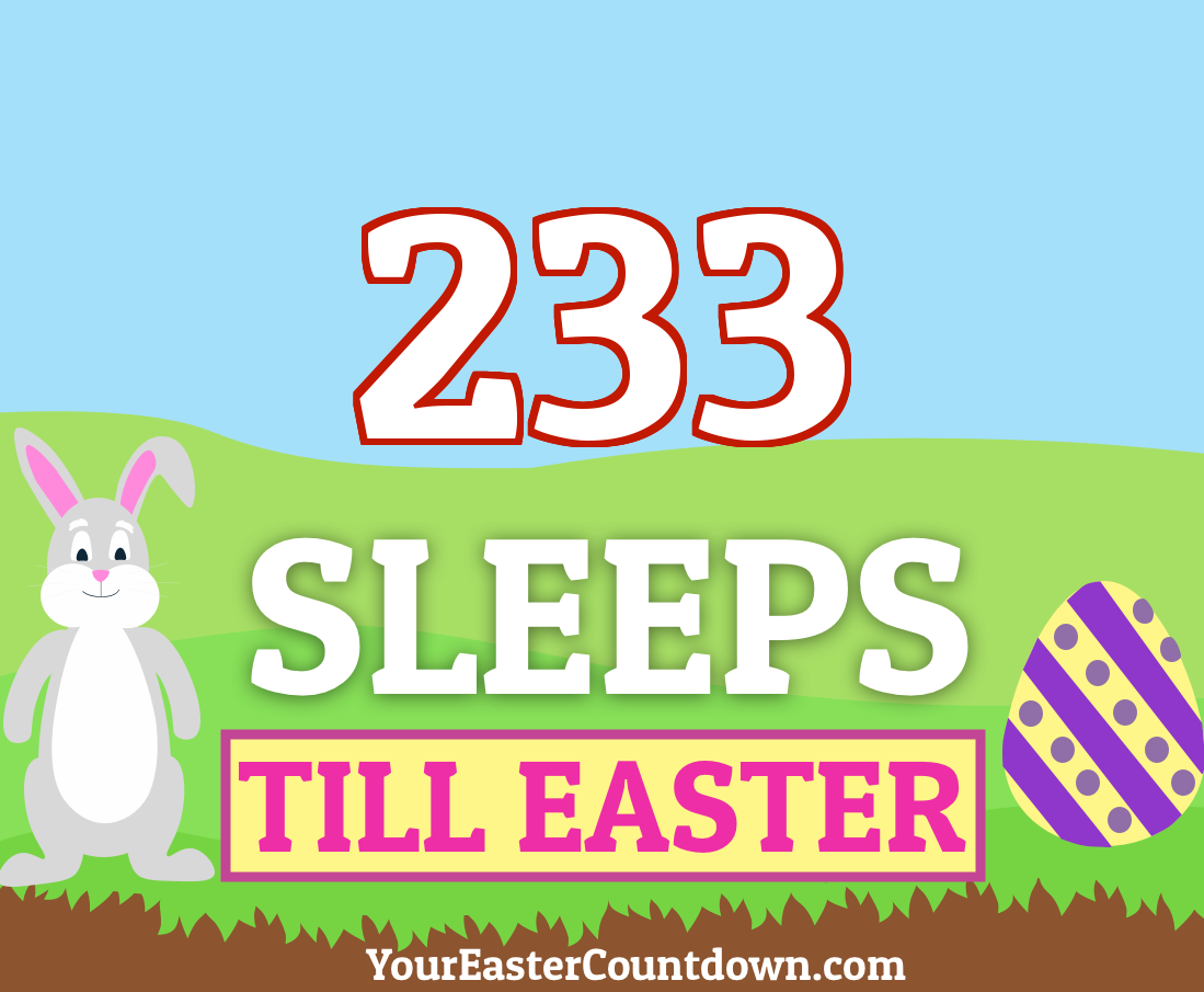 Your Easter Countdown 2026 | Days Until Easter | Sleeps To Easter
